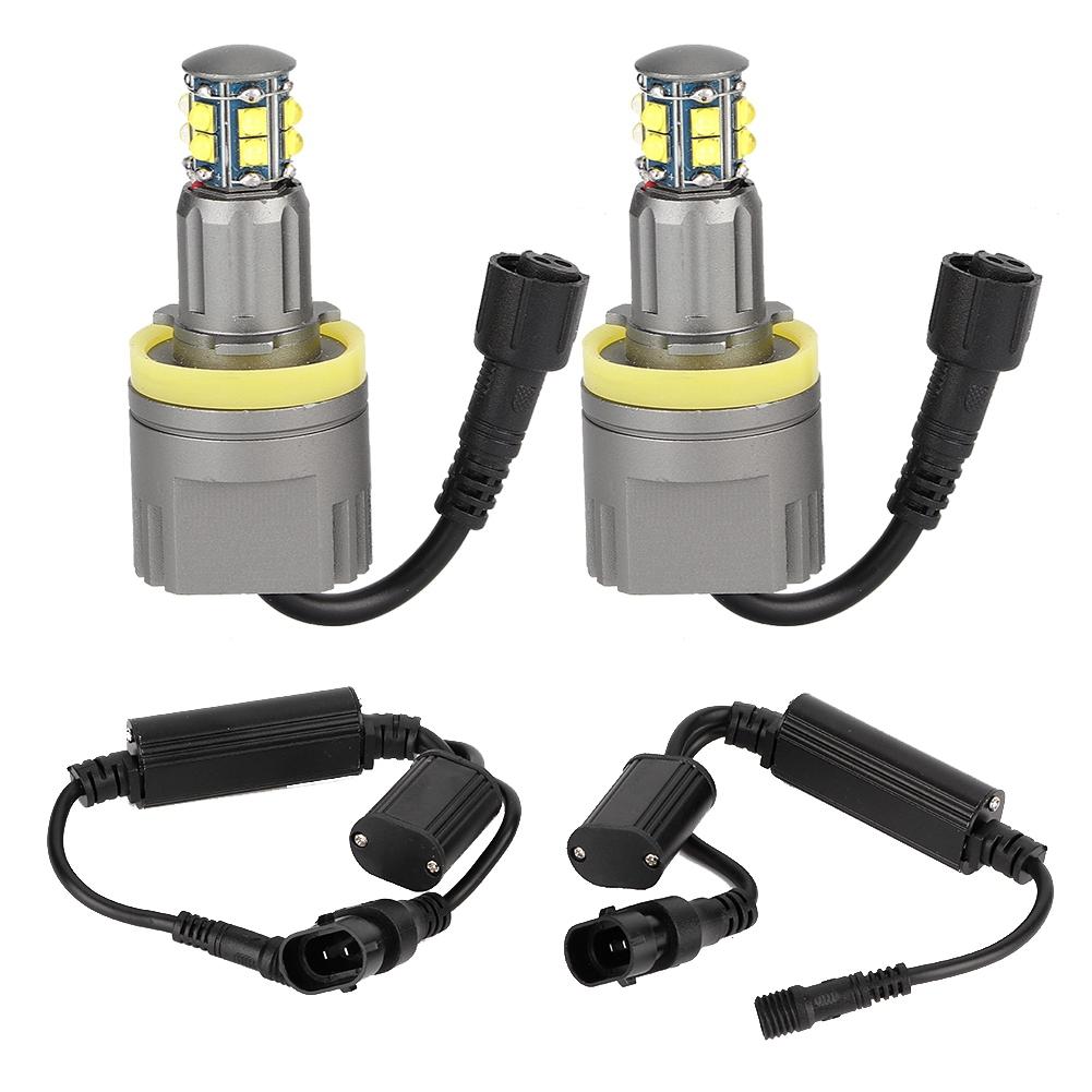 Buy 2pcs For H8 120W Super Bright Angel Eyes Fog Lamp LED Light Bulbs ...
