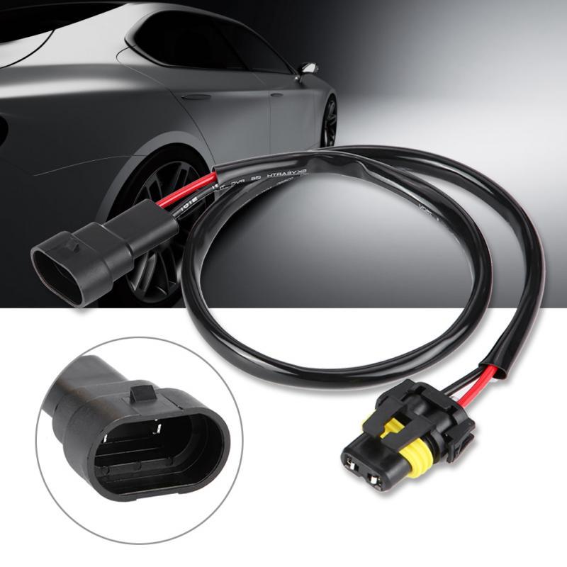 Buy 2pcs 9005 9006 Sockets Wire Harness Headlight Fog Light Conversion ...