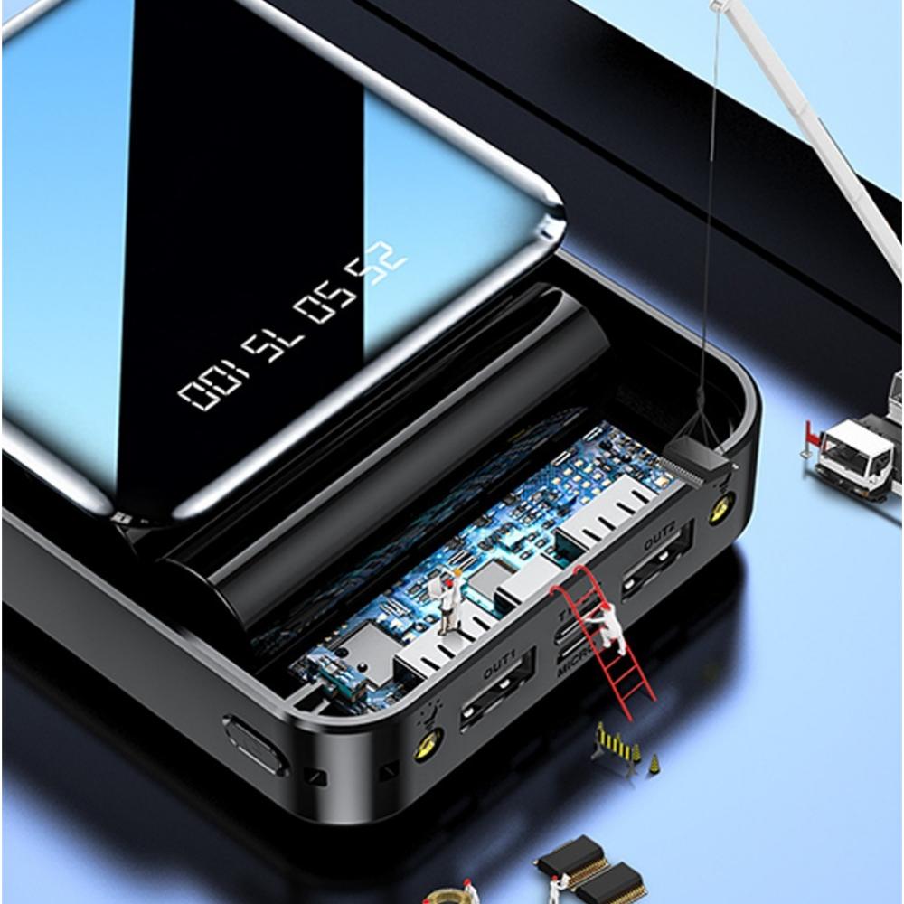 Buy 10000mAh Power Bank Case Fast Charging Battery Storage Boxes ...