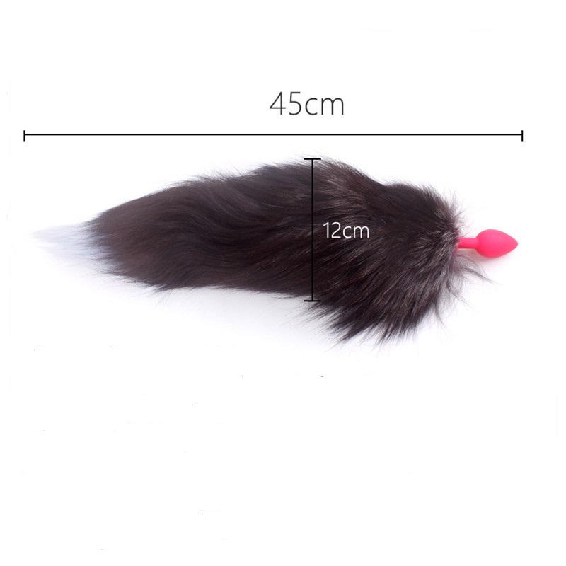 Buy Anal Plug Adult Gift Toy Fox Tail Butt Sexy Romance Sex Insert ...
