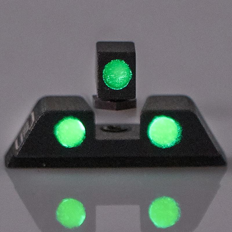 Buy Tactical Night Sights Glow Sight Green Dot For Glock Pistol 17 19 ...