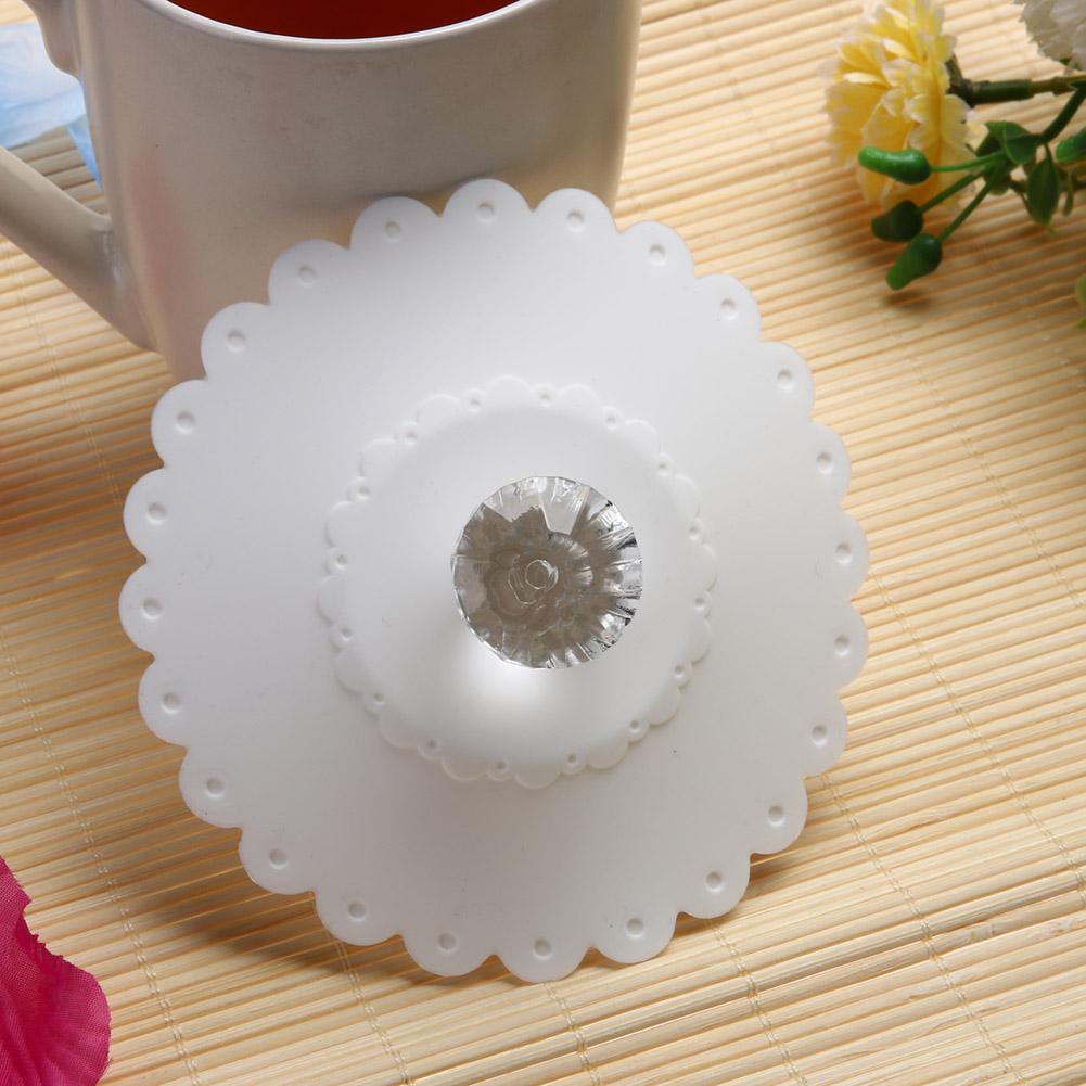 Купить 1 шт. кружевная силиконовая крышка с бриллиантами, пылезащитная ...