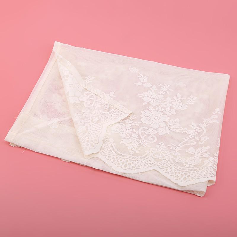 Buy Shelf Coffee Short Curtain Lace Hem Window Curtain Decoration Fresh ...