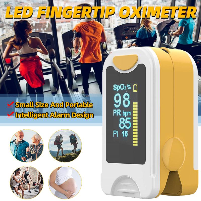 Buy Household LED Fingertip Finger-Clamp Pulse Oximeter Blood Oxygen ...