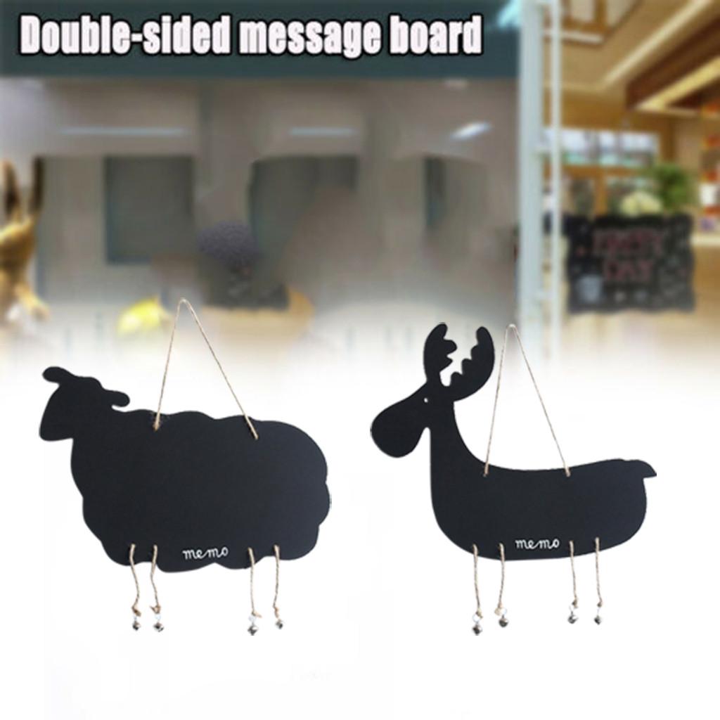 Buy Fashion Plank Sign Double Sided Message Board with Hanging Rope ...