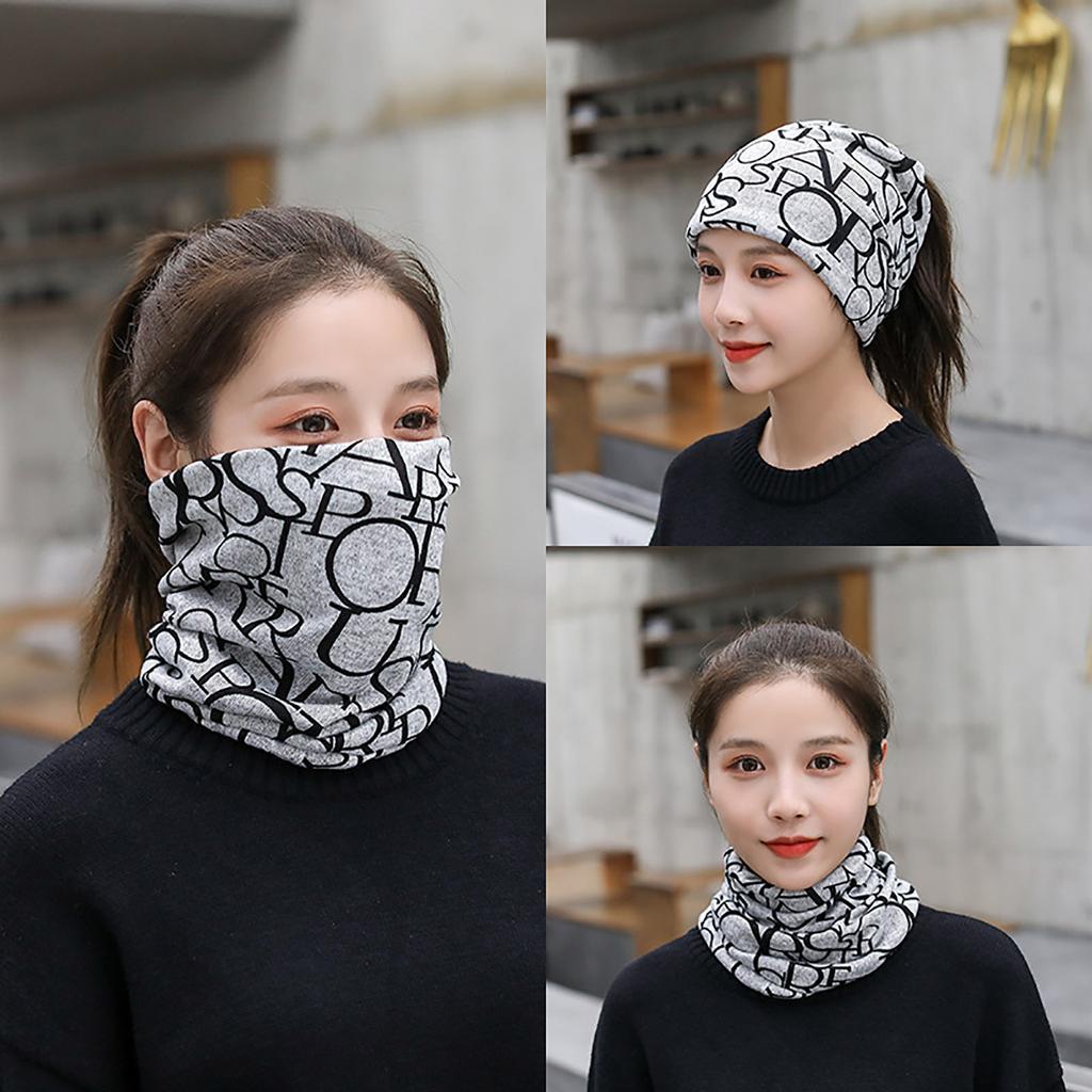 Unisex Fashion Printing Versatile All-in-one Multi-purpose Hat Face ...