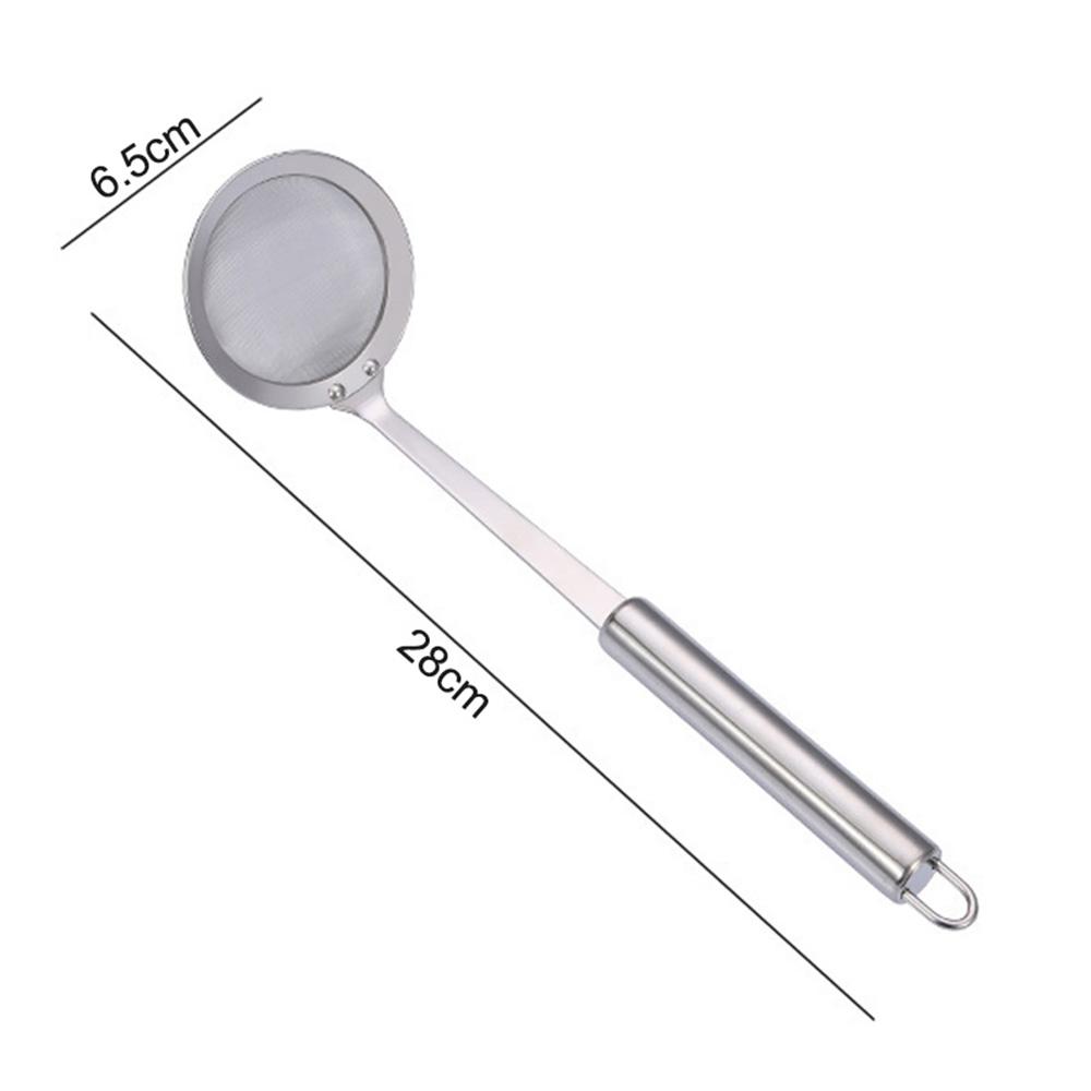 Buy Stainless Steel Skimmer Spoon Filter For Kitchen Cooking Fine Mesh ...
