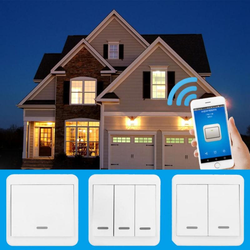 Buy Wireless Press Smart Switch Panel Support For Home Ac90-250V at ...