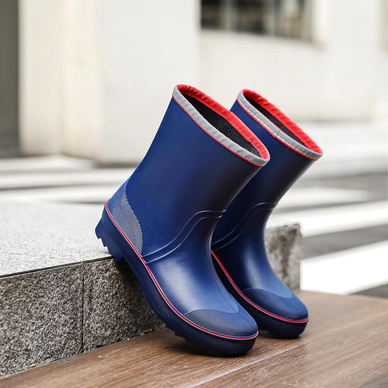 Buy Rain Shoes Men's Medium Waterproof Casual Rain Boots Light Kitchen ...