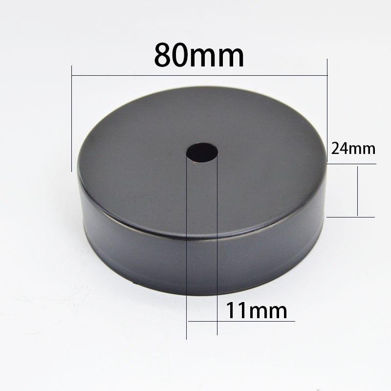 Buy 80mm Lamp Fixing Plate Metal Base Vintage Pendant Lamp Holder Home ...