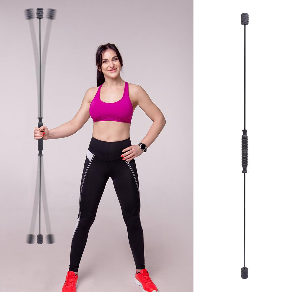 Buy 1pc Vibrating Fitness Bar Detachable Training Stick Home Fitness ...