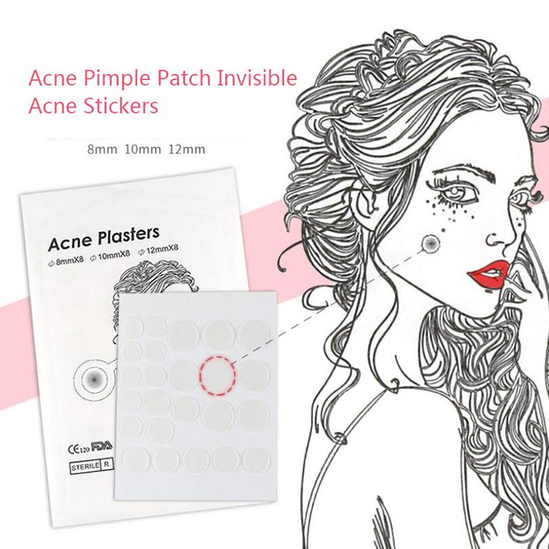 72Pcs Acne Pimple Patch Invisible Acne Stickers Pimple Remover Beauty ...