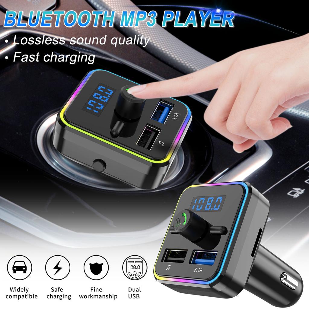 Cheap Car Bluetooth 5.0 Wireless Handsfree Car FM Transmitter Receiver ...