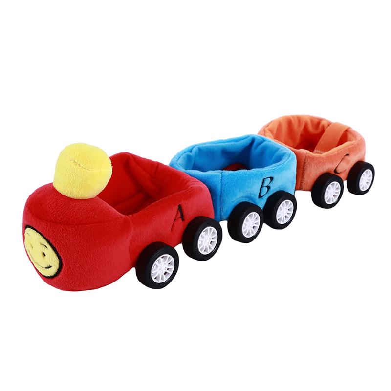 Buy Desktop Practice Multicolor Animal Train Toy Newborn Plush Fabric ...