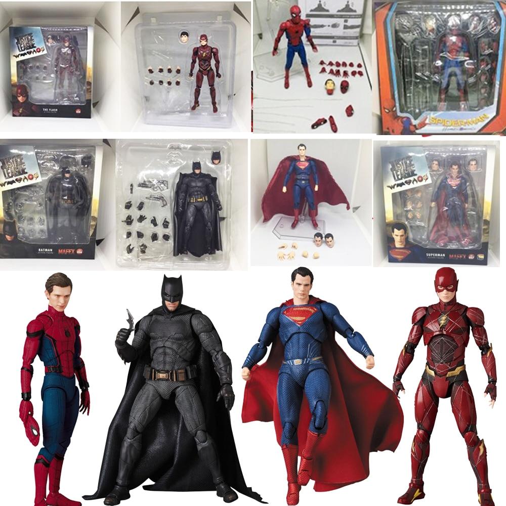 Buy DC Justice League Super Hero MAFEX MAF Batman 056 Flash 058 Wonder Woman 048 Superman 057 ...