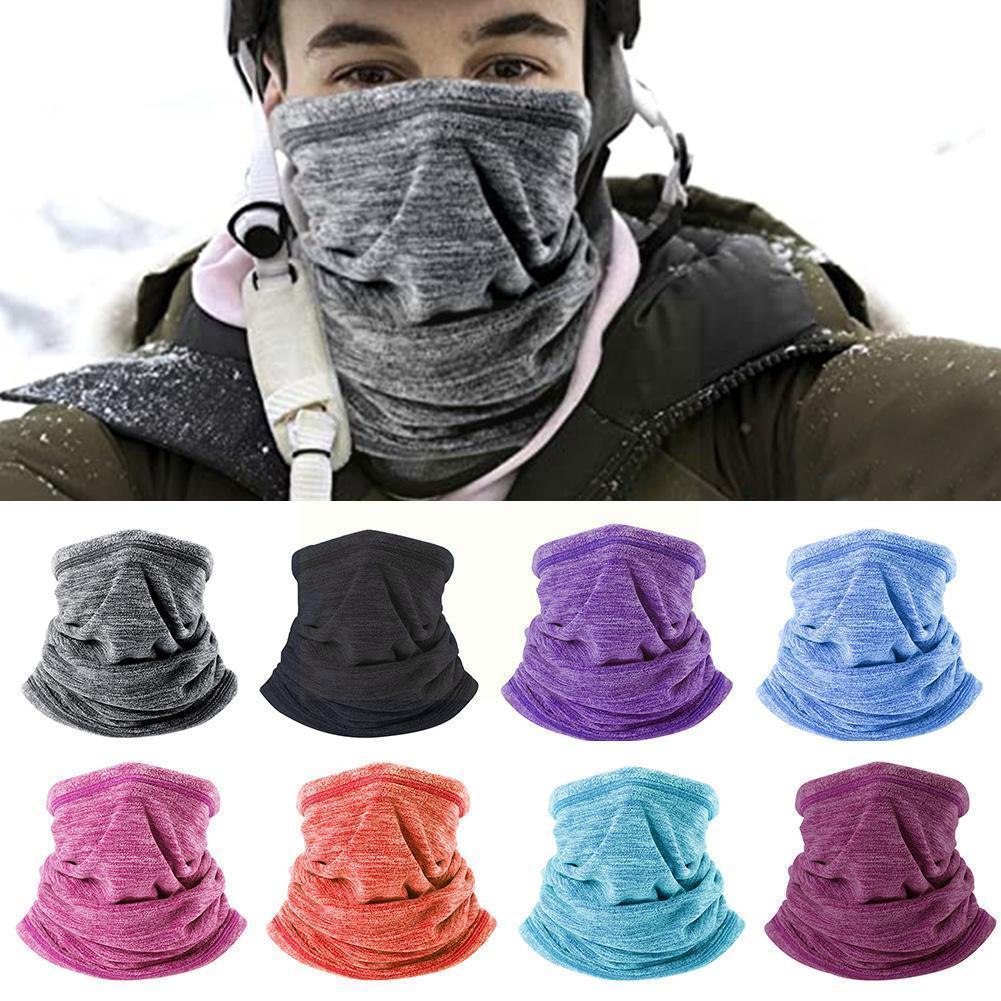 Winter Warm Scarf Turban Outdoor Sports Wind And Cold Thickened Cycling ...