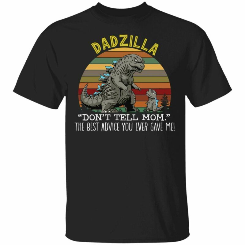 Cheap Cute Gojira Dad Dadzilla Monster Fathers Day Shirt Men Print Men ...