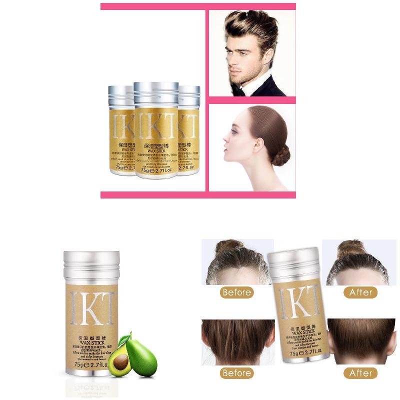 Buy Cream Pcs Not 1 Pomade Rod Bang Hair Finishing Rapid Stick Fixing ...