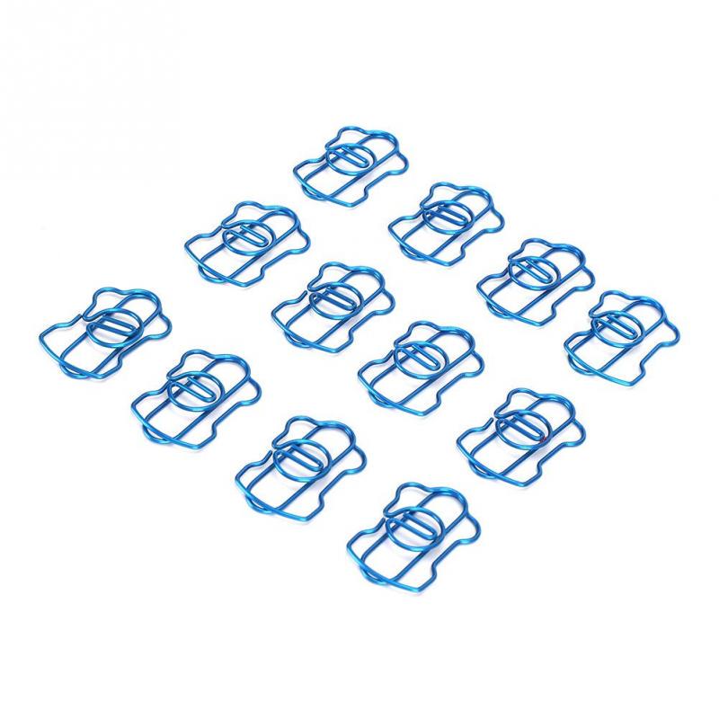 12Pcs Mini Camera-Shaped Marking Paper Clip Bookmark Clips School ...