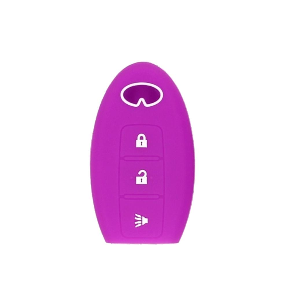 3 Buttons Car Key Case Cover Silicone Car Key Pocket for Red uygun ...