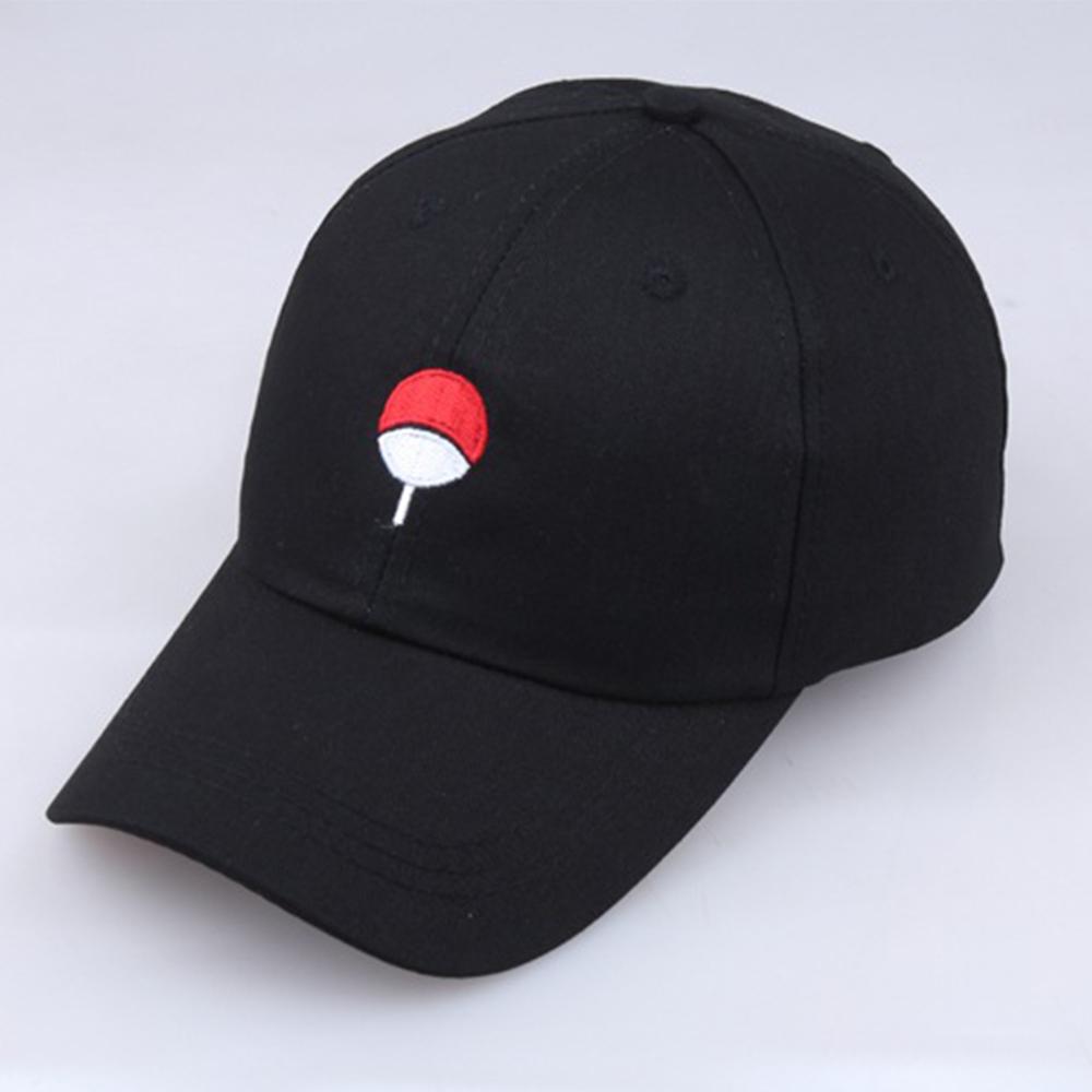 Buy Naruto Cap Uchiha Uzumaki Logo Cotton Snapback Cap Baseball Cap For ...