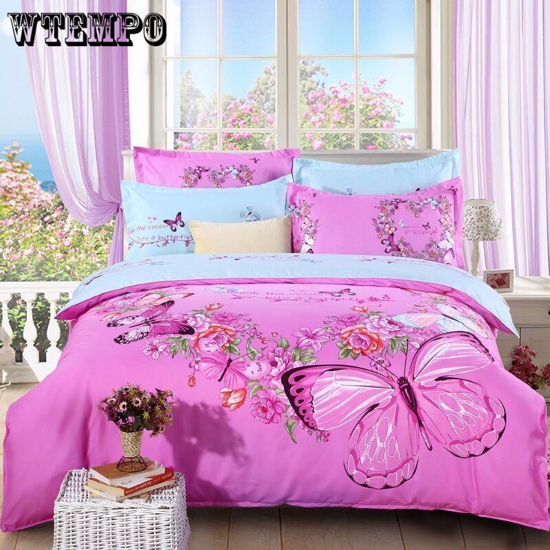 Buy Bed Cover Bed Sheet Duvet Cover Pillowcase Bed Linen Bedclothes ...