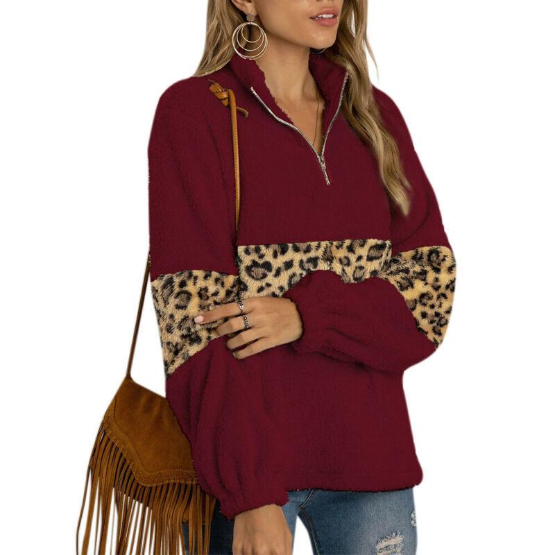 Buy Sweaters for Women Fleece Sweater Pullover Fluffy Ladies Top ...