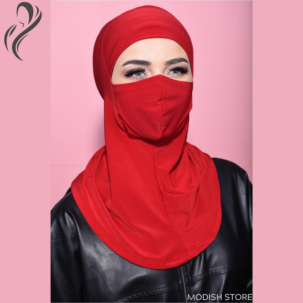 Cheap Masked Fitness Hijab Jersey Hijab for Women Muslim Dress for ...