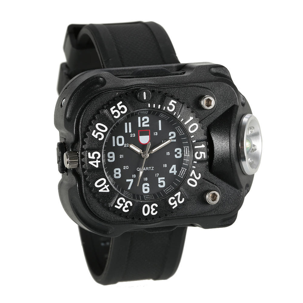 Buy Rechargeable 350 Lumens Led Torch Wrist Light, Waterproof Watch ...