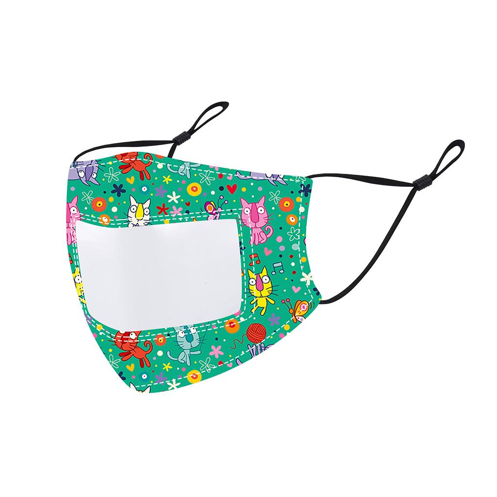 Buy [Busim] 5PC Children Outdoor Mask With Clear Window Visible ...