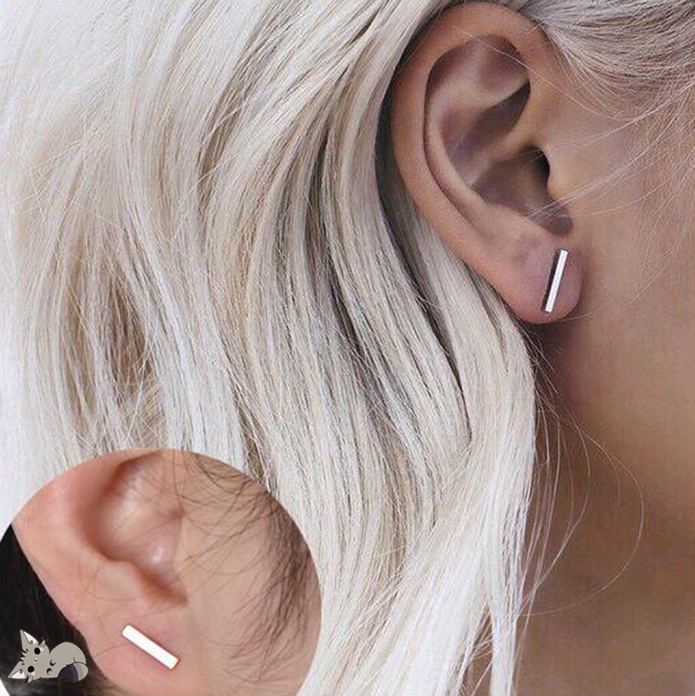 Women Fashion Simplicity Alloy T Shaped Studs Earrings uygun fiyatlı satın alın - fiyat ...