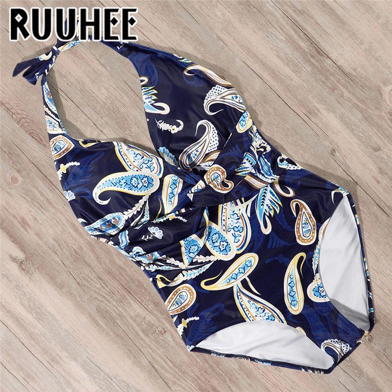 Buy Womens One Piece Swimsuit Elegant Inspired Vintage Push Up ...