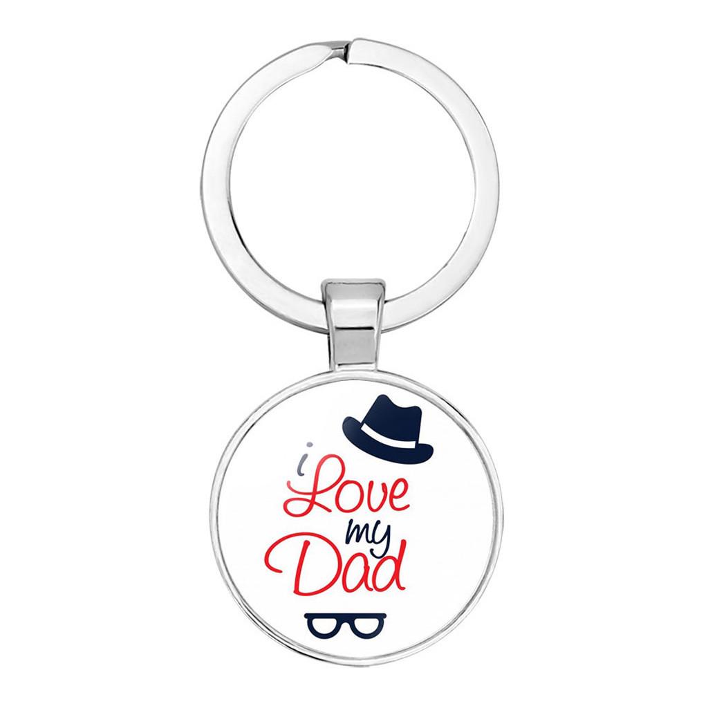 Cheap Father's Day Birthday Gift for Father Dad Keychain Gifts Idea Key ...
