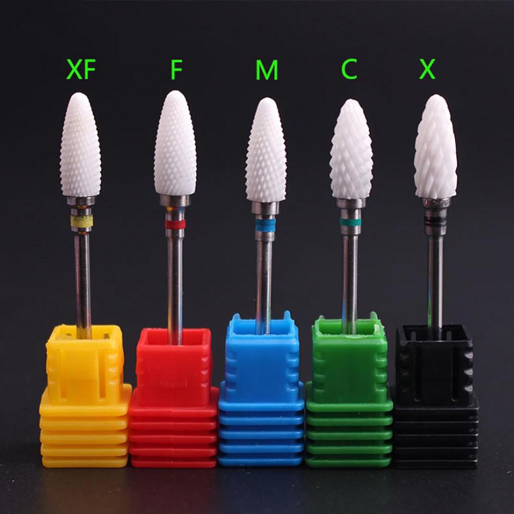 Cheap Ceramic Grinding Head Nail Art Drill Bit Polish Cuticle Manicure ...