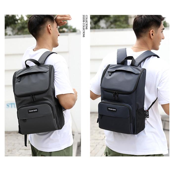 Buy Men's casual backpack trendy large-capacity backpack business ...