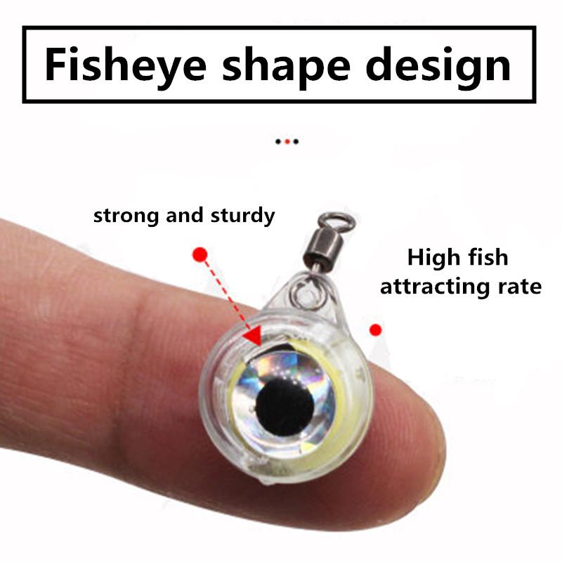 2pcs Luminous Outdoor LED Eye-shaped Fishing Lamp Bait Light: الشراء ...