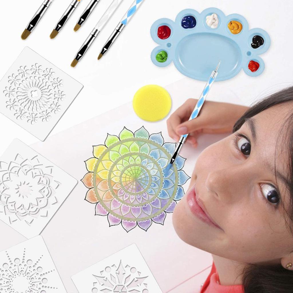 Buy Painting Tool Set Reusable Unique DIY Stippling Equipment Kit at ...