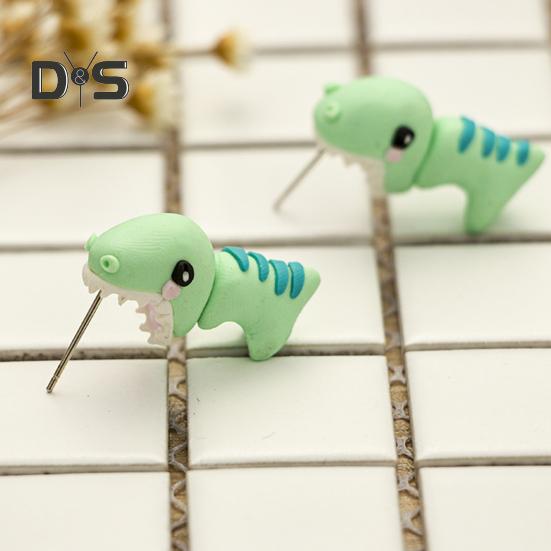 Satın alın For Party Women 3D Cartoon Dinosaur Dangle Animal Bite ...