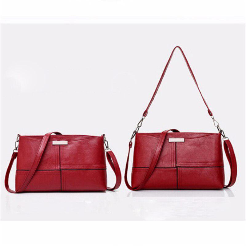 Buy Women Lady PU Leather Shoulder Bag Purse Handbag Messenger ...