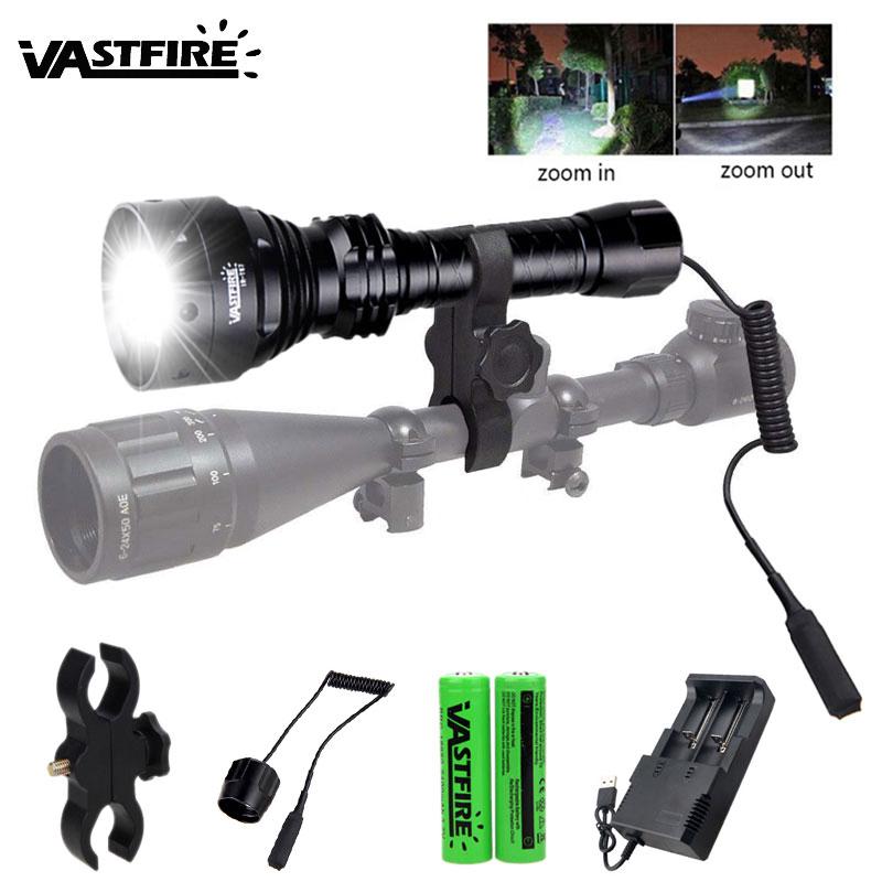 Buy 1300lm T67 Led 500 Yard Weapon Gun Light White Tactical Hunting ...