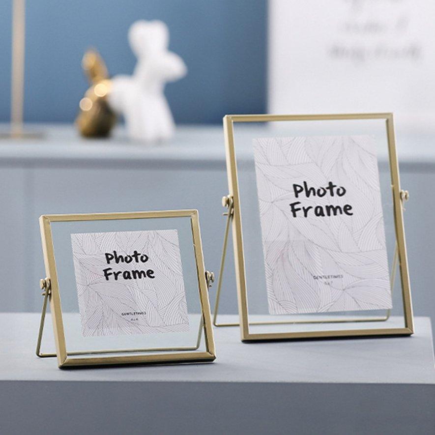 Buy SX Nordic Ins Geometric Metal Three-Dimensional Photo Frame Iron ...