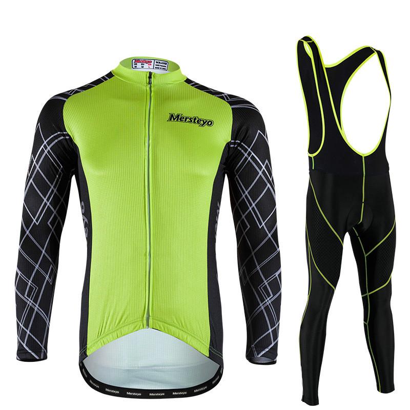 Buy Cycling Bicycle Clothing Set Long Sleeve Suit Outdoor Sportswear ...