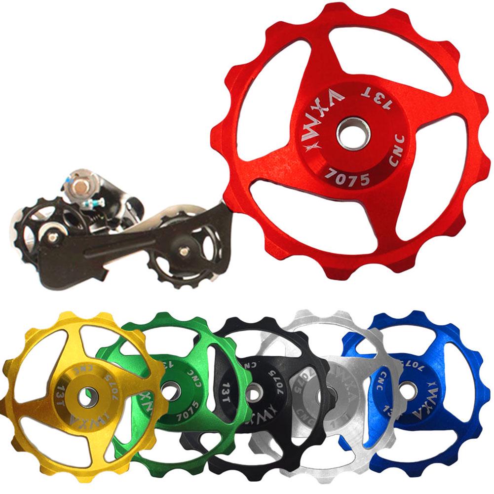 1pc 13T Aluminum Alloy MTB Bicycle Rear Derailleur Pulley Jockey Wheel Road Bike Guide Roller ...