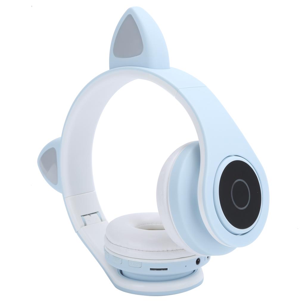 Buy Led Cat Ear Noise Reduction Headphones 5.0 Portable Headset With ...