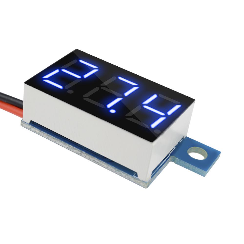 Buy Blue LED Panel Meter Mini Lithium Battery Digital Voltmeter DC 3.3V ...