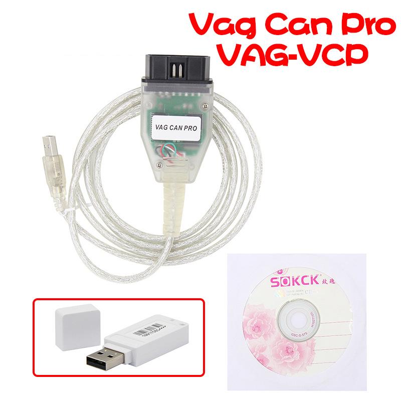 VAG CAN PRO V5.5.1 with FTDI FT245RL Chip VCP OBD2 Diagnostic Interface ...