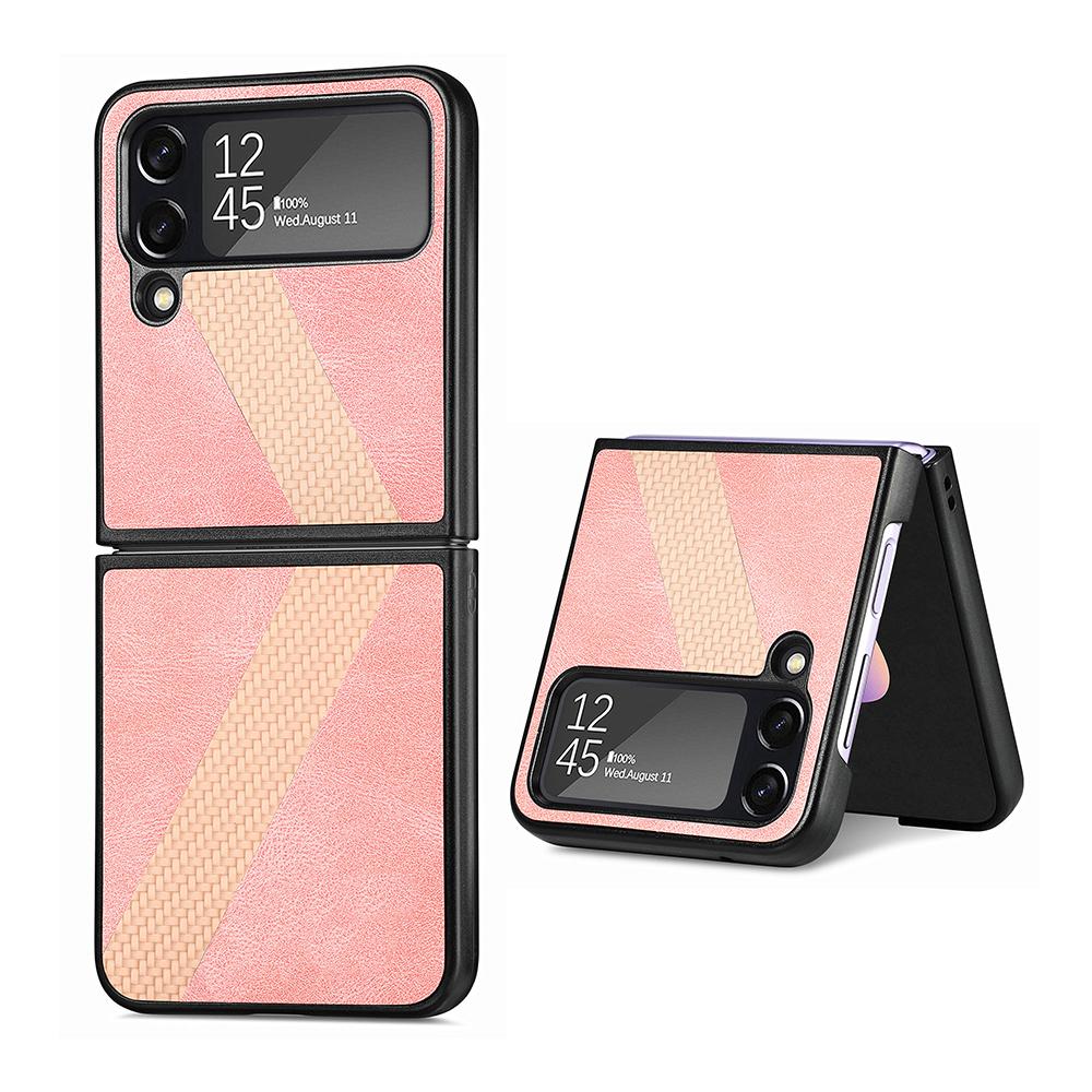 Buy L-shaped Pattern Leather Ultra Thin Folding Phone Case For Samsung ...