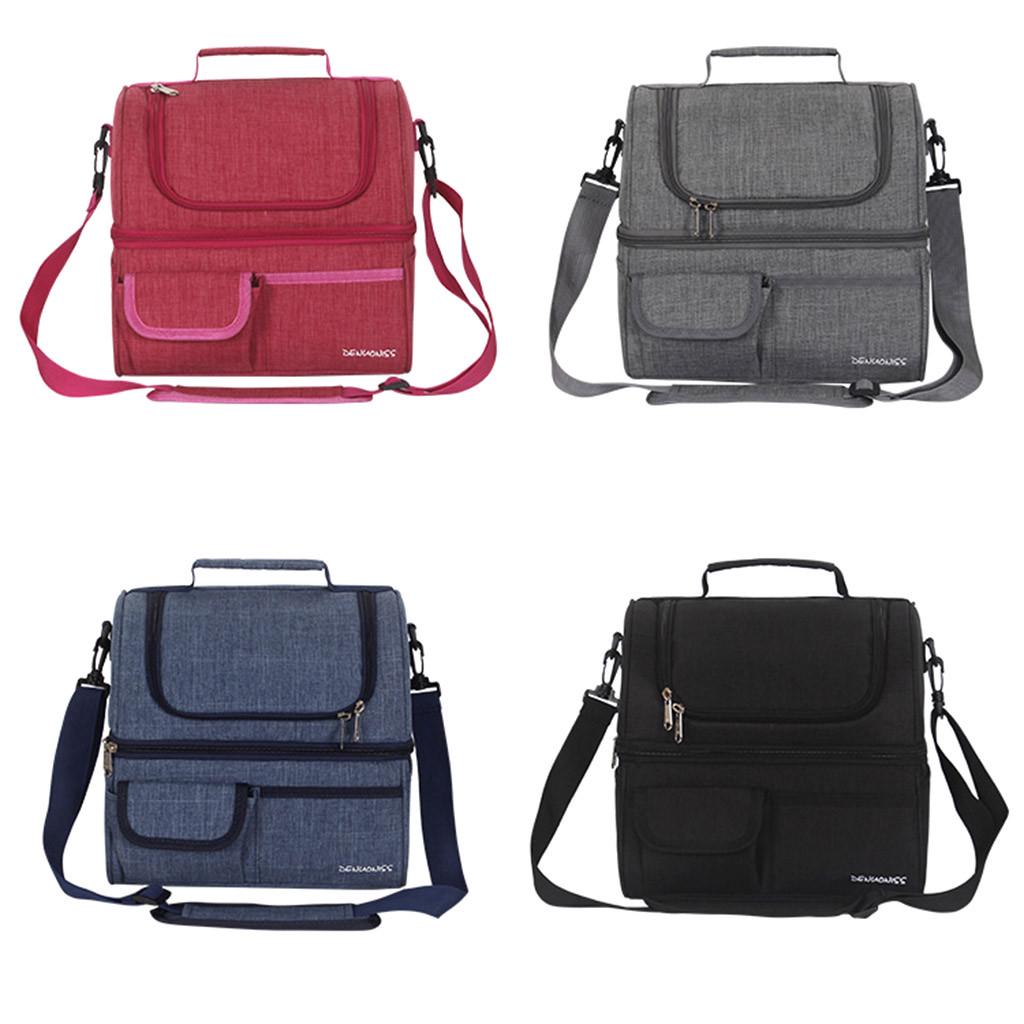 Buy With Shoulder Strap Lunch Box Cooler Premium Insulated Medium Lunch ...