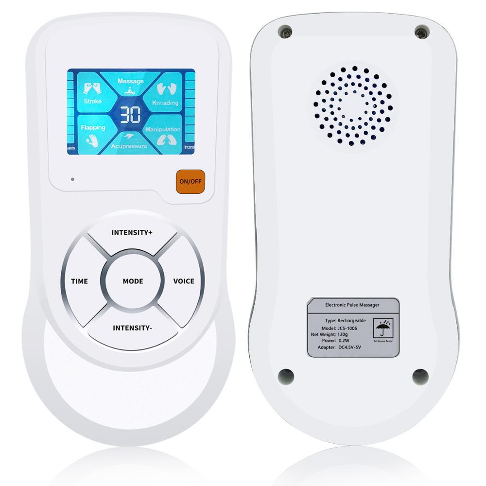 Buy Tens Unit Machine Pulse Massager 6 Modes Rechargeable Muscle ...