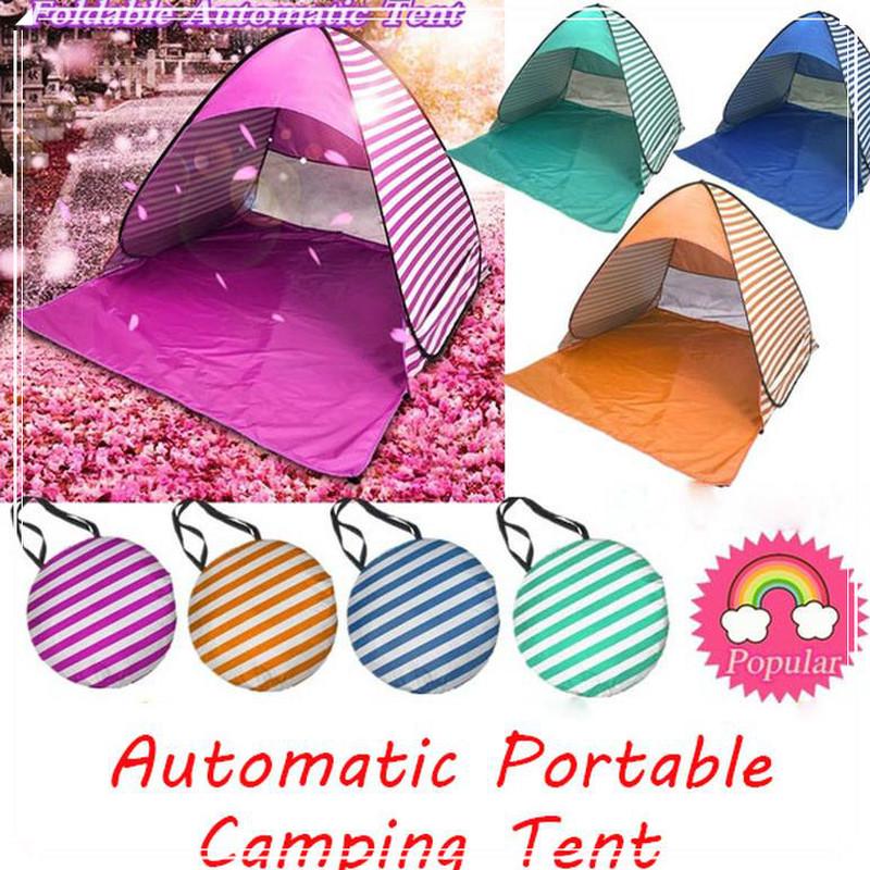 Buy Beach Tent Travel Outdoor Portable Automatic 50+ UV / UPF Pop Up ...